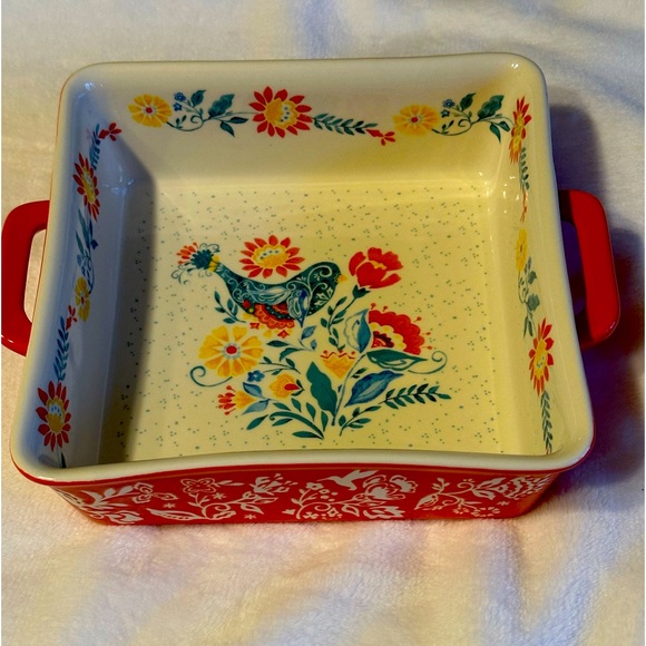 The Pioneer Woman | Kitchen | Pioneer Woman Mazie 8x8 Inch Square ...